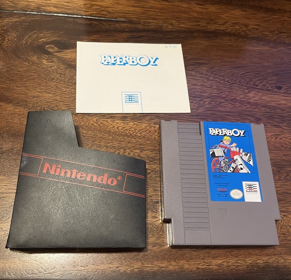 Paperboy Nintendo NES Game with Instruction Manual | eBay