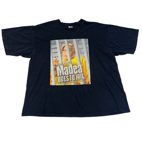 Tyler Perry's Madea Goes To Jail Movie Merch Black Graphic T Shirt Po ...