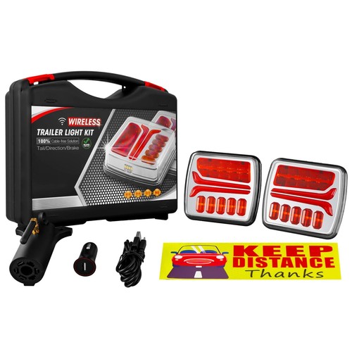 Wireless Trailer Light, Magnetic Towing Lights Kit for Trailers ...