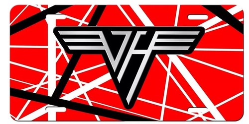Eddie Van Halen Vanity Aluminum License Plate Tag New | eBay