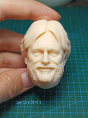 1:18 Smile Beard Fat Man Head Sculpt Carved For 3.75inch Male Action ...