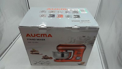 Aucma Stand Mixer,6.5-QT 660W 6-Speed Tilt-Head Food Mixer, Kitchen ...