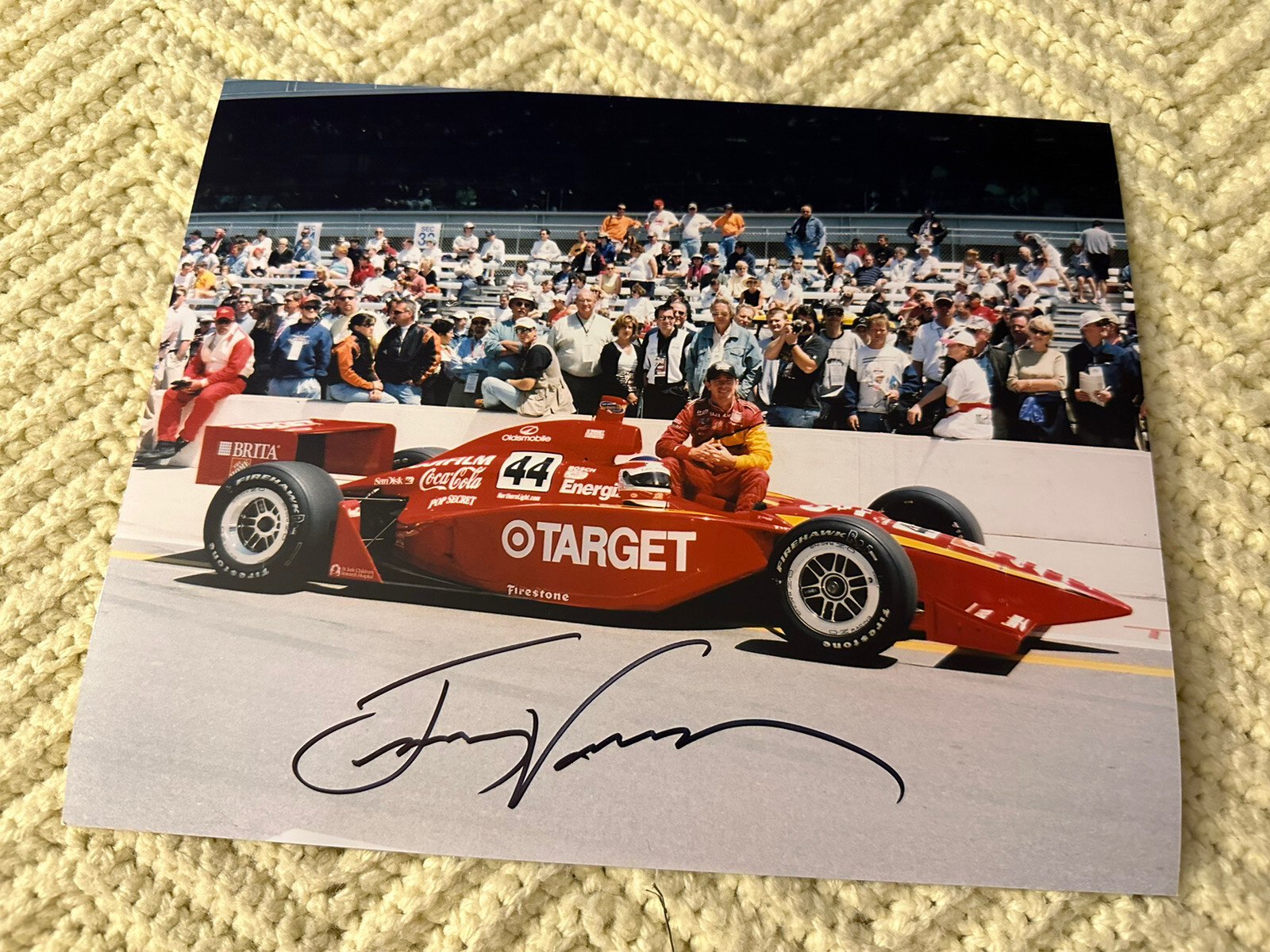 Jimmy Vasser Signed Indy 500 Photo Indianapolis Autographed 2001 8x10 ...