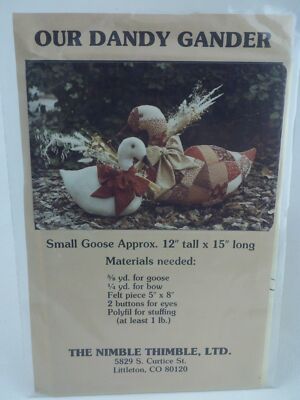Our Dandy Gander - The Nimble Thimble | eBay