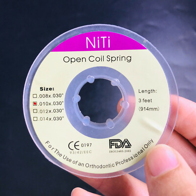 1 Roll Dental Orthodontic Niti Open Coil Spring Spool Dia.010 *030 ...