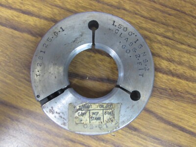 Go Thread Ring Gage 1.500"-16 NS-2 CLASS-2-FIT | eBay