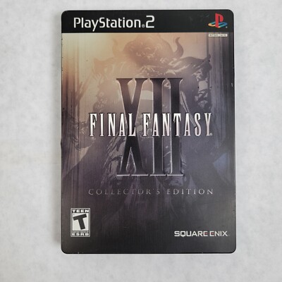 PlayStation 2 Game Final Fantasy XII 12 Collector Edition Steelbook ...