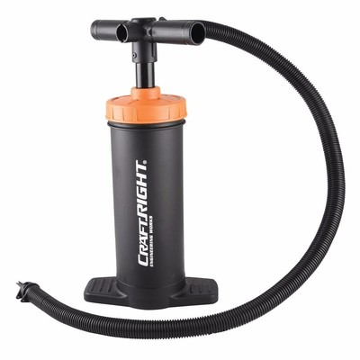 Craftright DUAL ACTION HIGH VOLUME HAND PUMP Separate Inflation ...