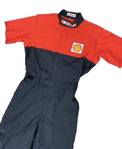 Vintage Shell Helix Racing Overalls Jumpsuit Racing Ferrari | eBay