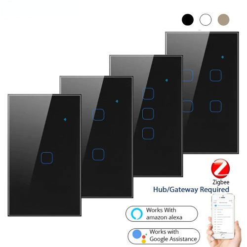 Smart Zigbee Wall Light Switch Interruptor 2/3 Way Wireless Remote Control | eBay