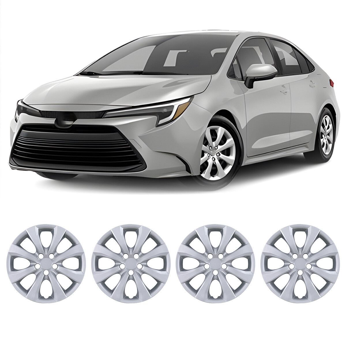 For TOYOTA COROLLA HUBCAP 2020 2021 2022 2023 2024 WHEEL COVER 16 INCH ...
