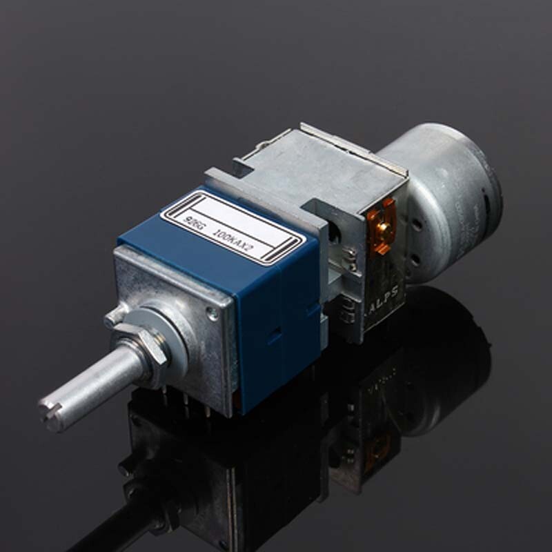 New ALPS RK27 27 Type Dual 100K Potentiometer with MOTOR,Round Handle ...