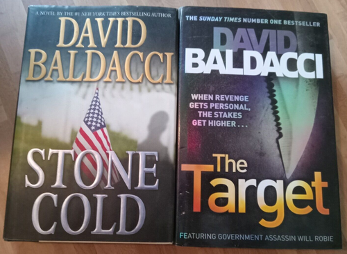 David Baldacci Thriller HC Stone Cold The Target Will Robie Jessica ...