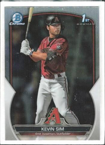 2023 Bowman Draft Chrome Kevin Sim REFRACTOR 1st RC #BDC-16 ...