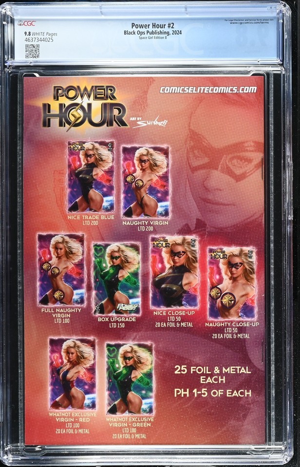 2024 Shikarii Power Hour #2 Captain Marvel Cosplay VIRGIN Chase Cvr B ...