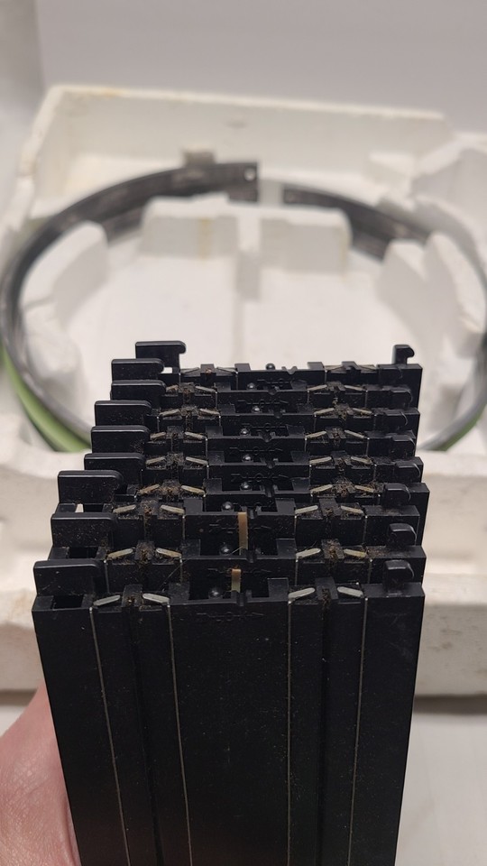 '70s Tyco Nite Glow Double Loop Slot Car Racing Set #8105 2 Cars,Box ...