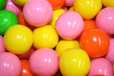 GUMBALLS BUBBLEBRIGHTS NEON BUBBLE GUM 25mm or 1 inch (57 count), 1LB ...