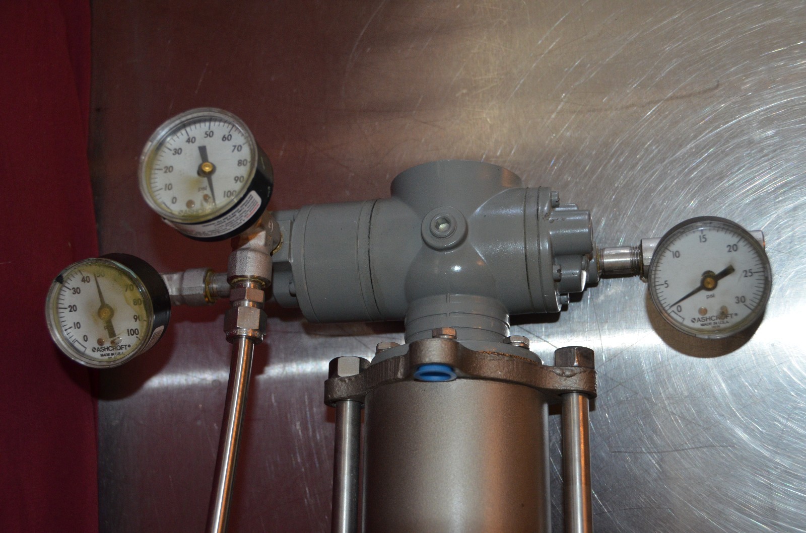 ITT Dia-Flo Dualrange Control Valve 50 Air Motor Conoflow Commandaire ...