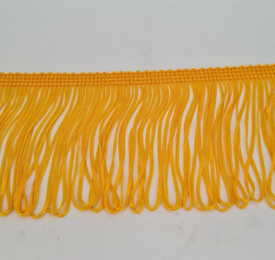 Quality Looped Fringe Trimming 25mm 50mm 75mm 20 Colours Various ...