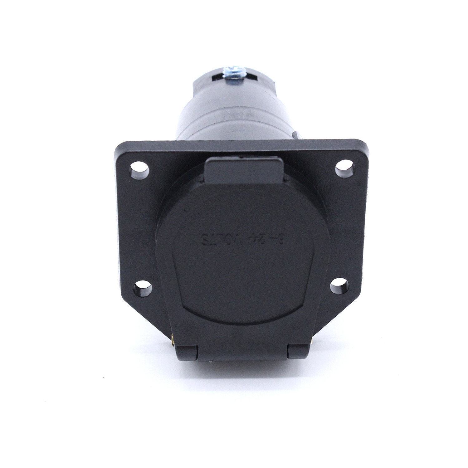 1pc 12V 7 Pin Round Trailer Plug 7 Way Socket Adapter Wiring Connector ...