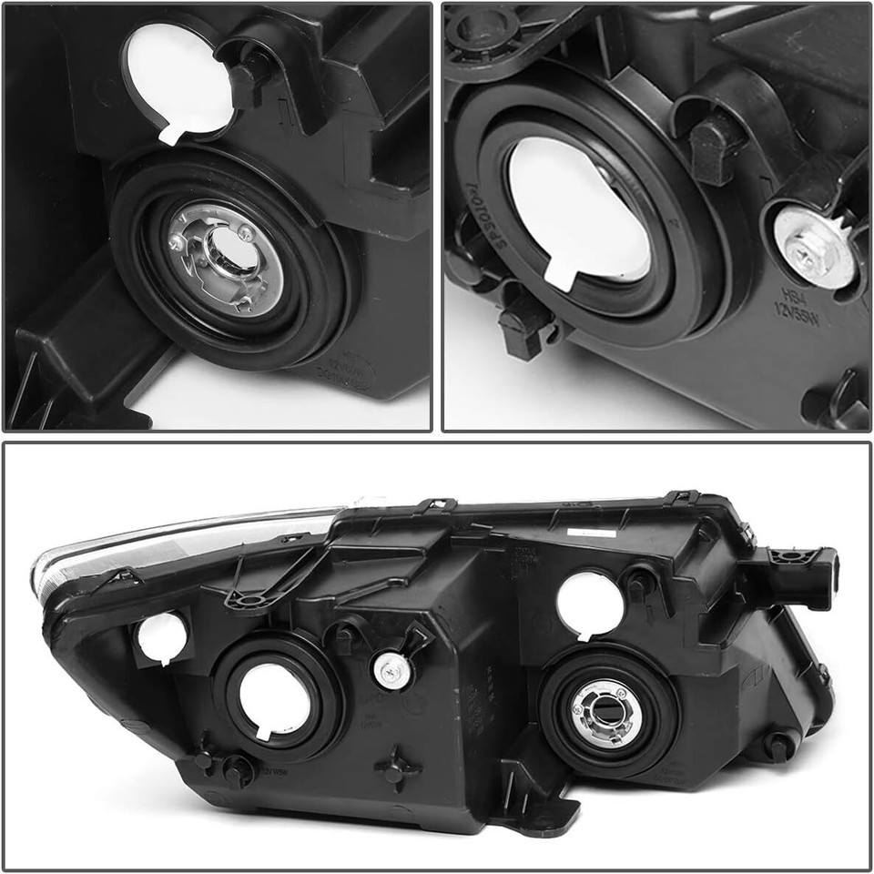2009-2020 Dodge Journey Headlight Headlamp Left Driver Side w/ Black ...