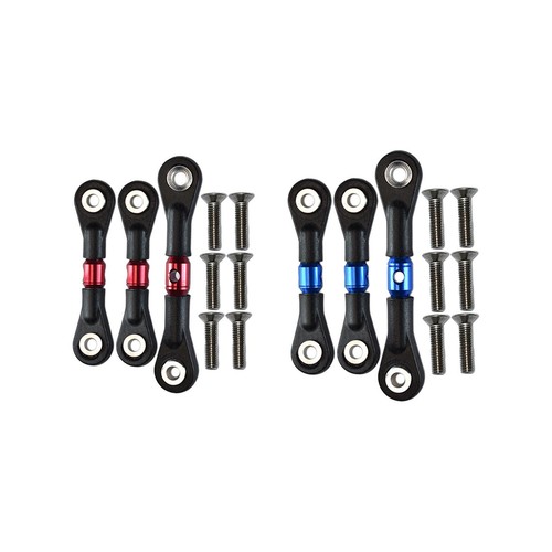 3x Steering Links High Strength RC Car Push Rods for 1/10 Scale TT01E ...