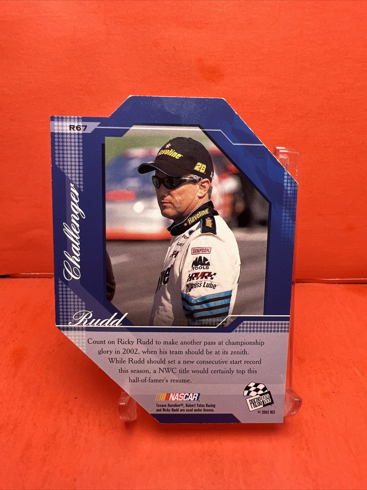 2002 Press Pass Premium Challenger Silver Ricky Rudd #R67 Mint Card🦄 | eBay