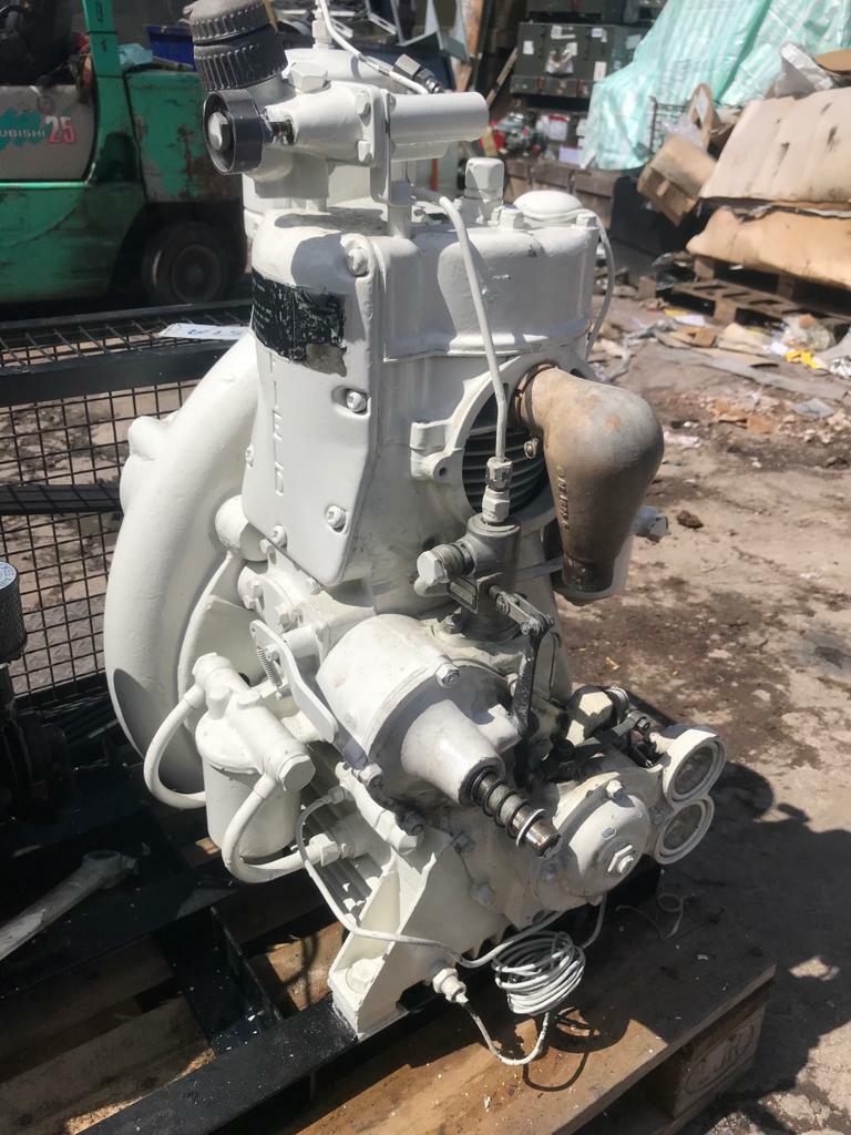 Vintage Dunlop Diving Compressor with Enfield Diesel Engine EX-MOD ...