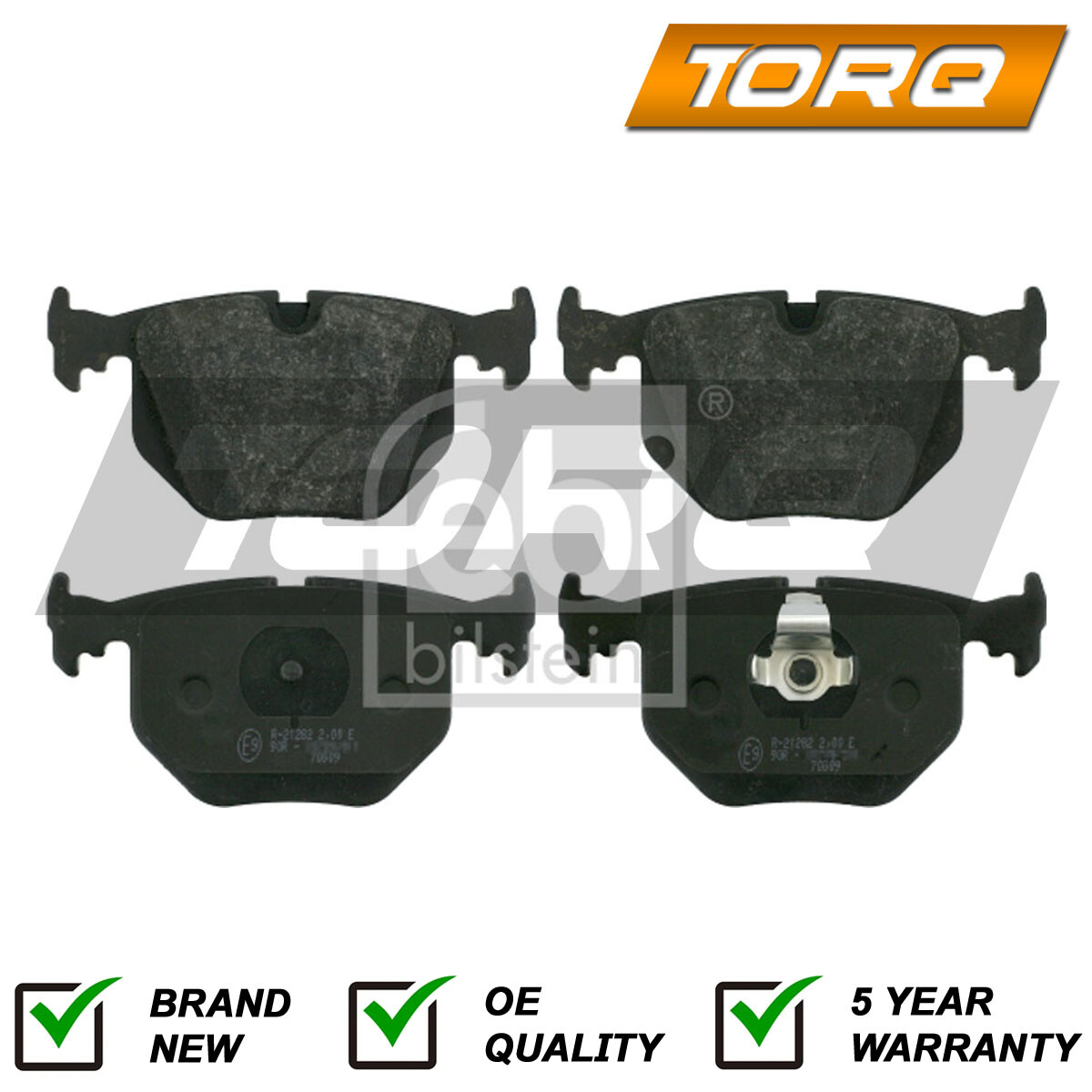 Brake Pads Set Rear Torq Fits BMW 3 Series 1999-2007 X5 2000-2006 ...