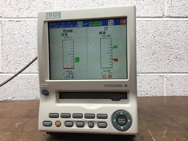 Yokogawa MV100 Mobile Chart Corder 12 Channel Recorder Measurement for sale online | eBay