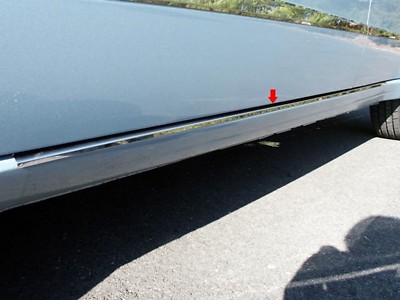 2008-2011 FORD FOCUS 2 Piece Stainless Steel Rocker Panel Trim, On the ...