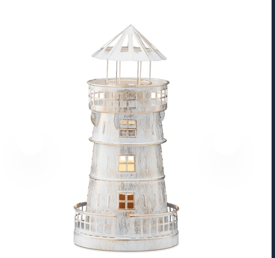 Scentsy Light Your Way, Metal Lighthouse Wax Melt Warmer, New in Box ...