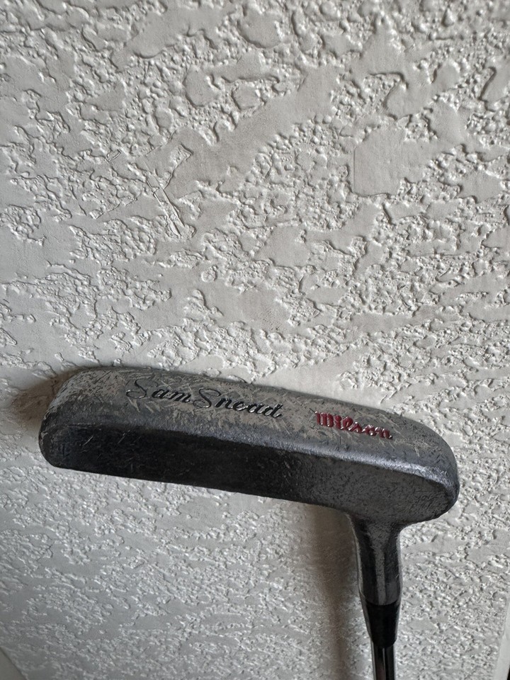 Mens Wilson Sam Snead Putter Dual-Faced 35" Step Steel Shaft Golf Pride ...