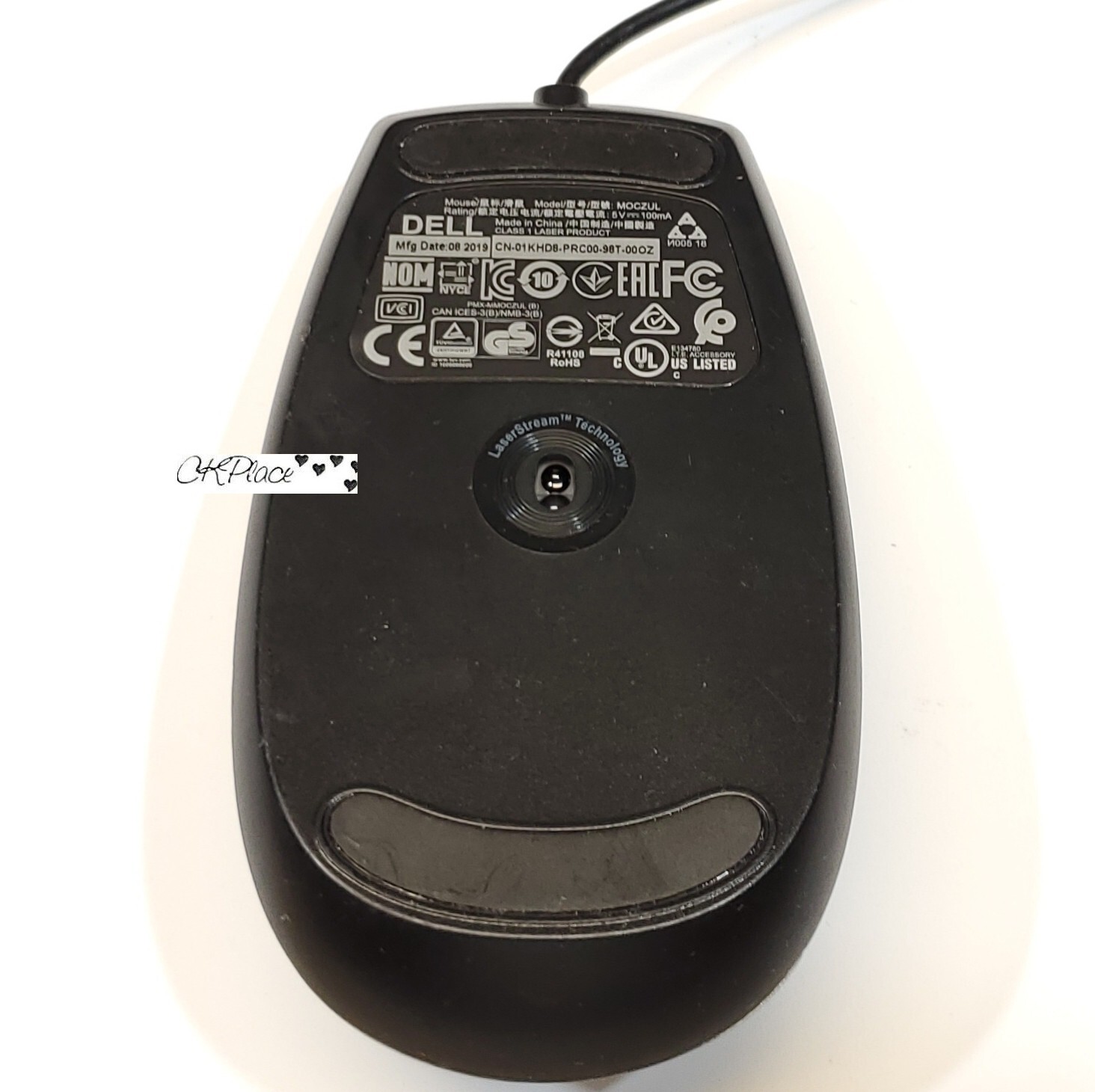 Dell Optical Mouse Model MOCZUL Grey Usb Wired | eBay