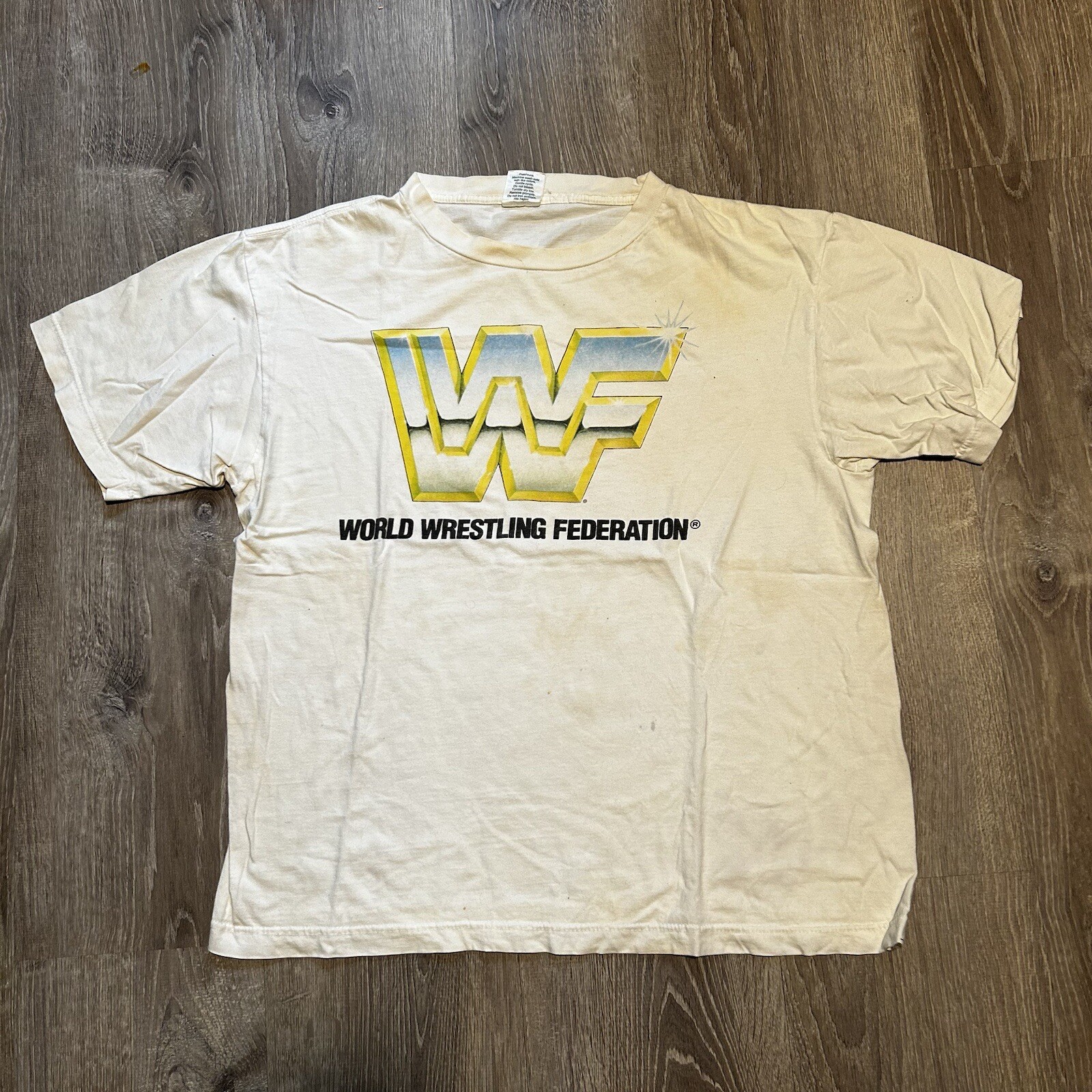 Vintage WWF 90s GOLDEN ERA Logo Wrestling Federation … - Gem