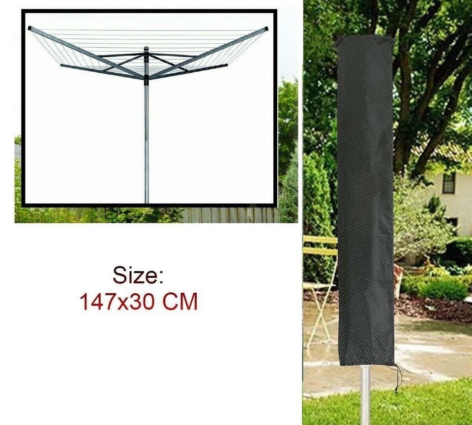 Waterproof Heavy Duty Rotary Washing Line Cover Clothes Airer Garden ...