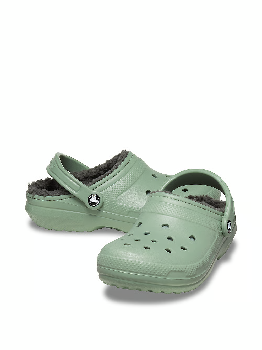 Women's Crocs Classic Lined Clogs Cushion and Comfortable Green - New ...
