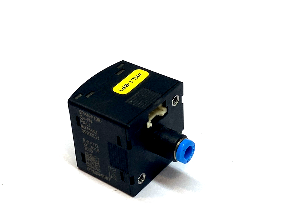 Festo SPAN-P10R-Q4-PN-PN-L1 Pressure Sensor 0-10 Bar 4mm Tube 2xPNP ...