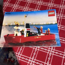 LEGO 4020 Fire Fighting Boat Instructions and Parts List