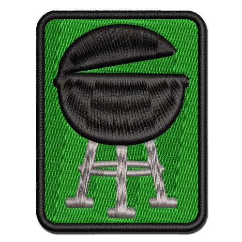 BBQ Barbecue Grill Multi-Color Embroidered Iron-On Patch Applique | eBay
