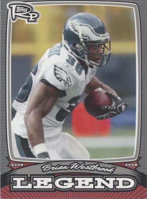 2008 Topps Rookie Progression - Legends Brian Westbrook #PL-BW Silver ...