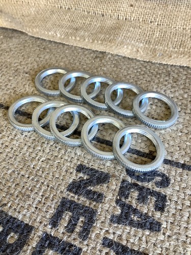 10 x 25mm Galvanised Conduit Milled Edge Lock rings | eBay UK