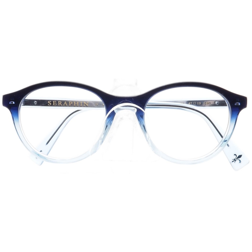 Seraphin Eyeglasses Blakesley/8215 Glitter Blue Frame Japan 47[]19 140 Handmade | eBay