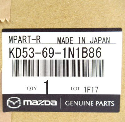 Genuine OEM Mazda KD53-69-1N1B-86 Passenger RH Side Mirror Cover 2013 ...