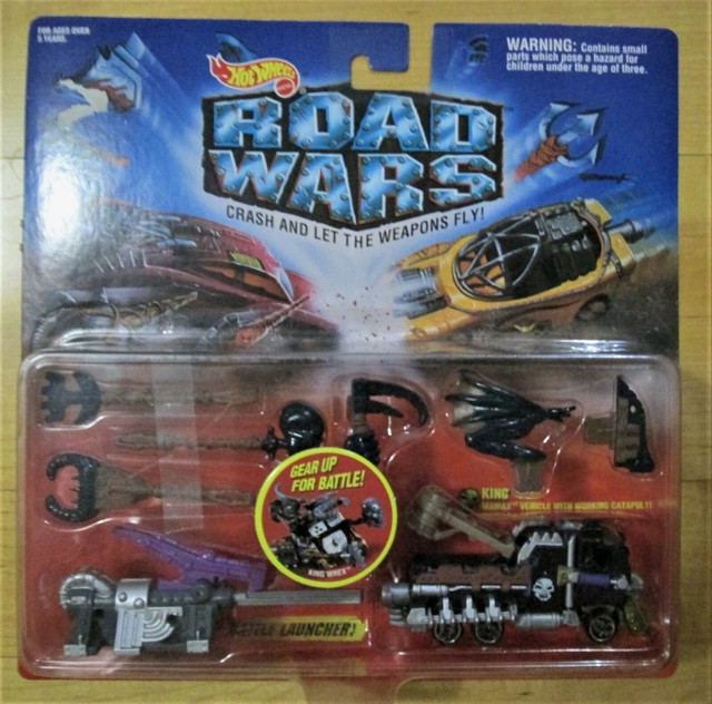 Hot Wheels Road Wars King Wrex Diecast Car Battle Launcher T4317 for ...