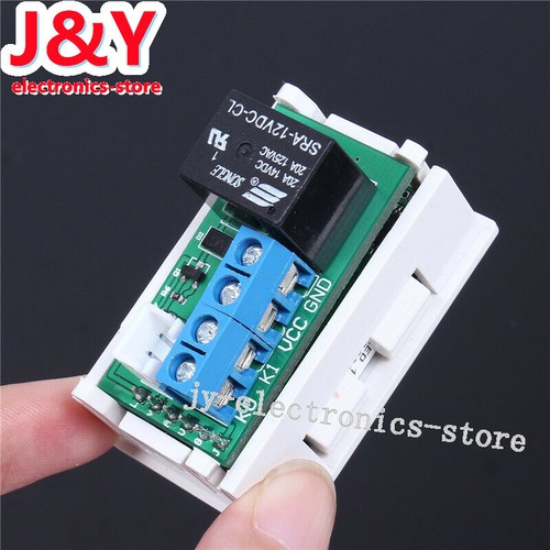 Mini 12V 20A Digital LED Dual Display Timer Relay Module Timing Delay ...