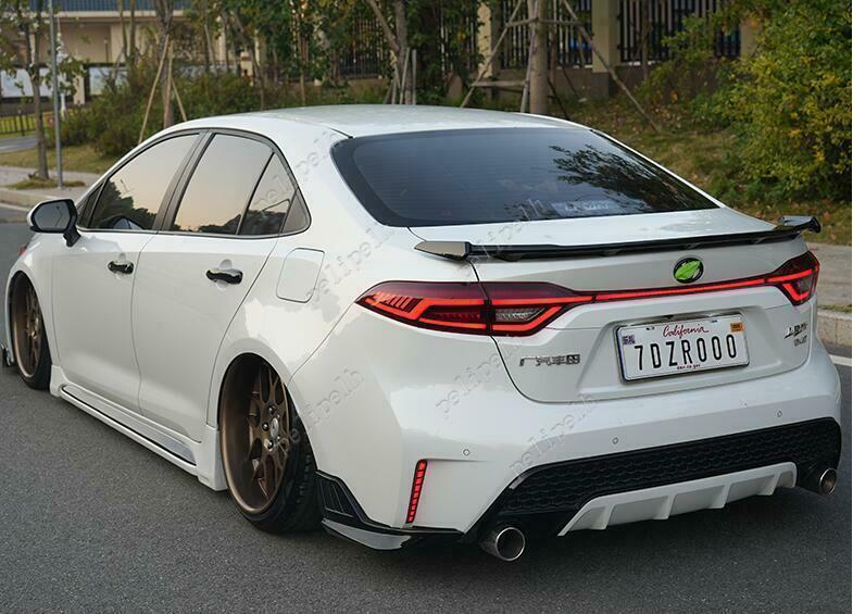 Glossy Black For Toyota Corolla Sedan 2020-2022 Rear Tail Trunk Spoiler ...