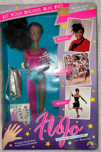 1989 Flo Jo Florence Griffith Joyner FloJo Doll by LJN Toys NIB CR7 ...