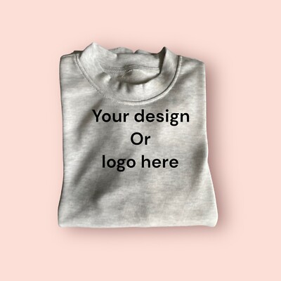 Personalised embroidered sweater, embroidered hoodie. Any logo ,Custom Order. | eBay UK