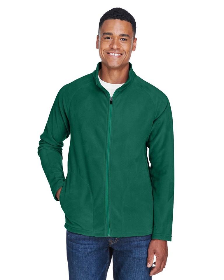 Team 365 TT90 Men's Long Sleeve Campus Microfleece Jacket | eBay